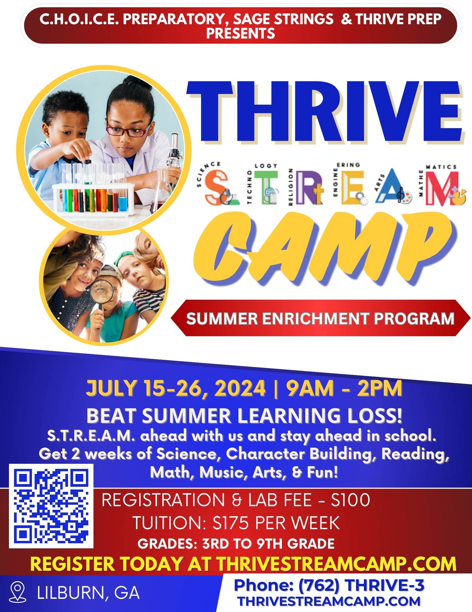 Thrive STREAM Enrichment Camp | Summer 2024 | Atlanta Thrive STREAM Enrichment Camp | Summer 2024 | Atlanta